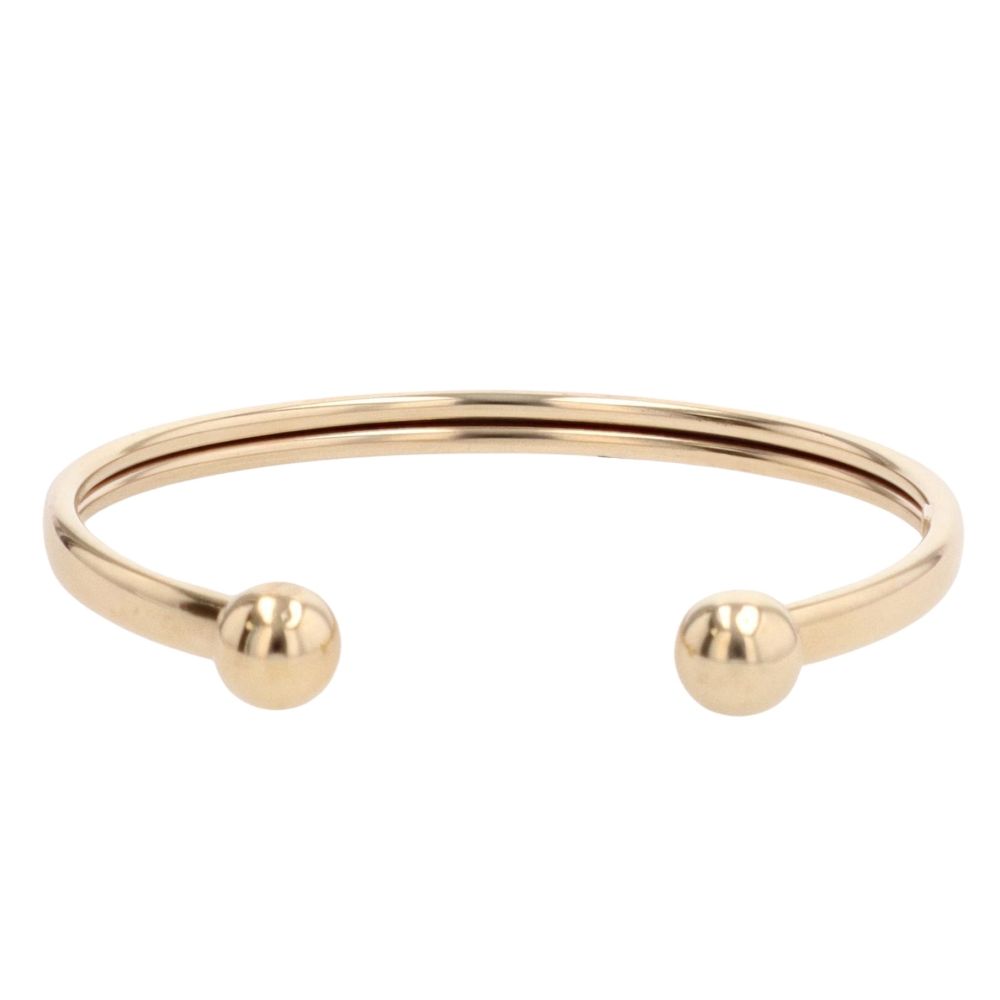 9ct Yellow Gold Torque Bangle RAMS122358871008 | Ramsdens Jewellery