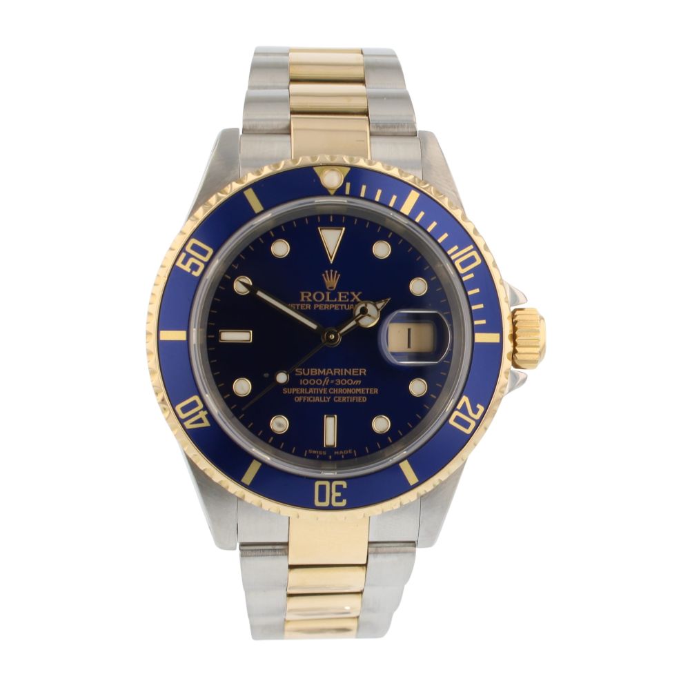 Rolex Submariner 'Bluesy' Pre Owned Watch Ref 16613 | Ramsdens Jewellery
